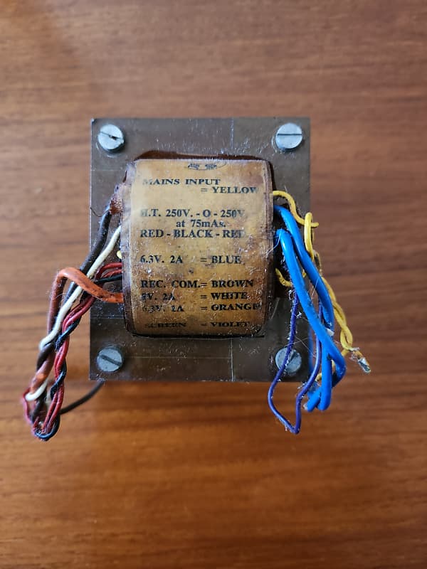 Radiospares RS Mains transformer Selector On Cover | Reverb