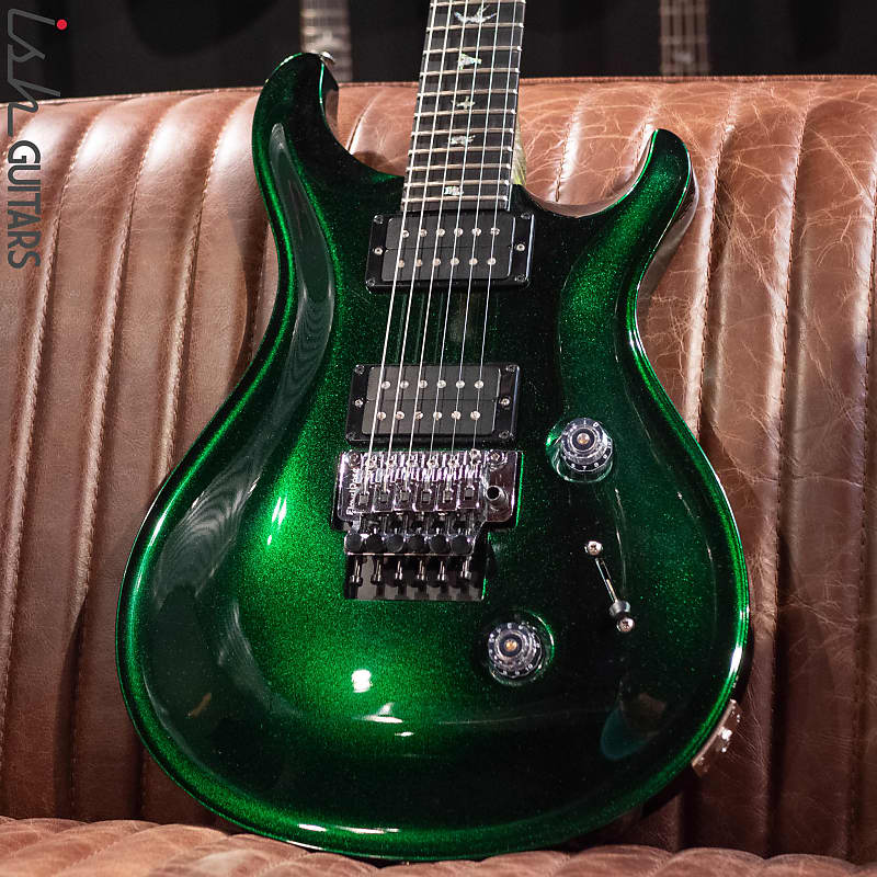 2021 PRS Custom 24 Floyd Rose Custom Color Emerald Green | Reverb