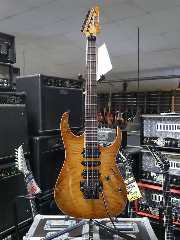 Ibanez JCRG 1401 J-Custom honey flame | Reverb