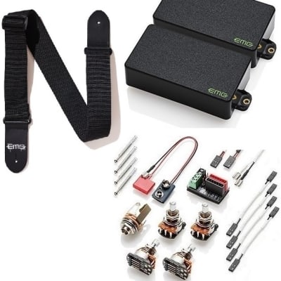 EMG KH-BB Set Kirk Hammett Bone Breaker Black Humbucker Set | Reverb