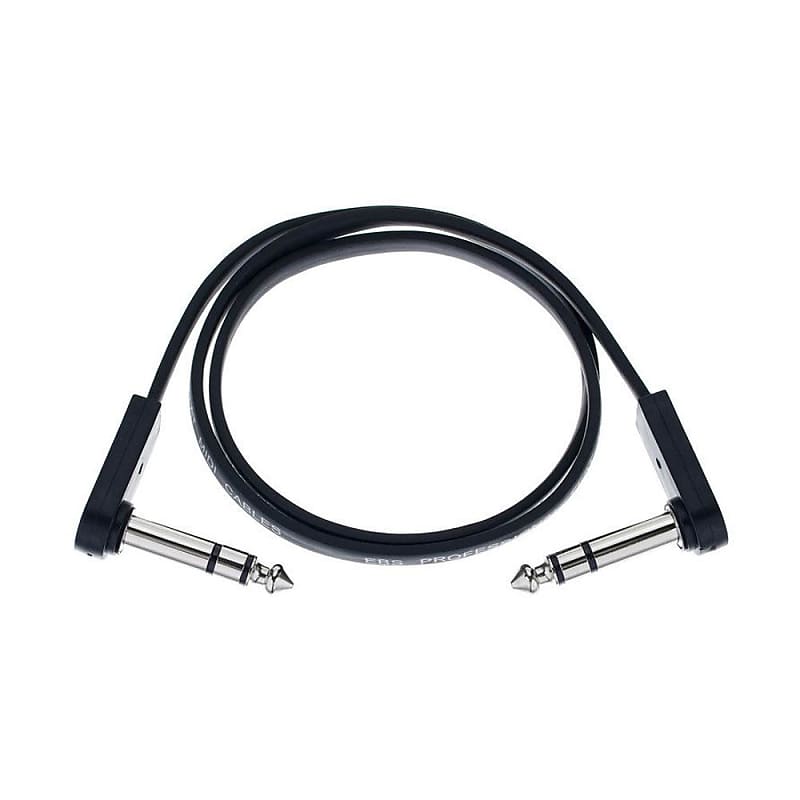 EBS PCF-DLS58 Stereo Flat Patch TRS Cable 58cm (23 Inches) | Reverb