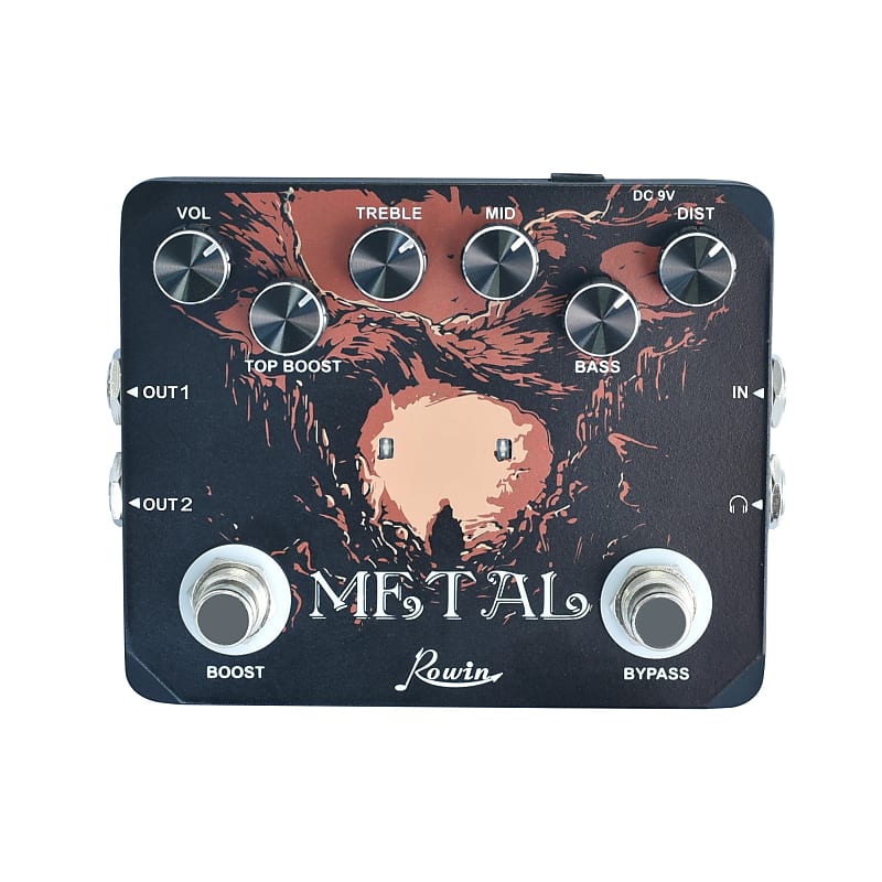 Rowin LTL-03 Metal Guitar Effect Pedal With Traditional | Reverb UK
