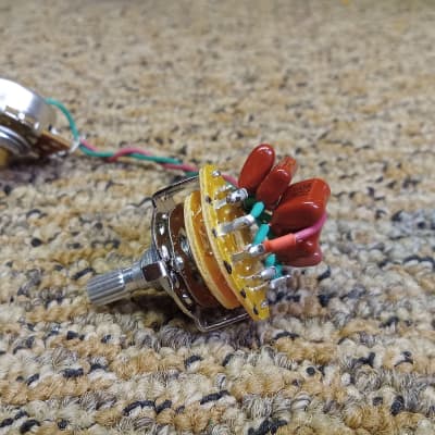 Custom 6 way Varitone Plus Switch and Pot . 6 Tone Options. | Reverb