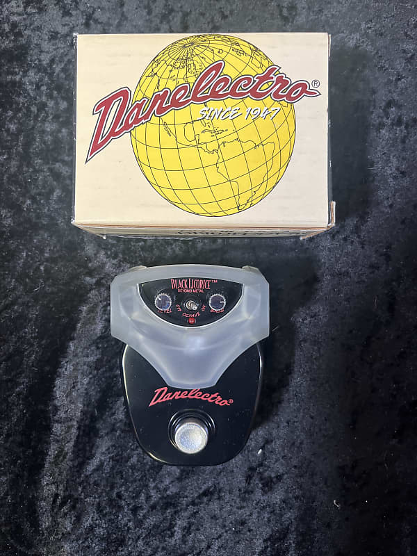 Danelectro Black Licorice Distortion Guitar Effects Pedal | Reverb