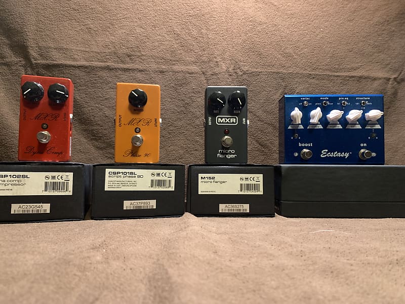 MXR - Dyna Comp, Phase 90, Flanger, Bogner - Ecstasy | Reverb