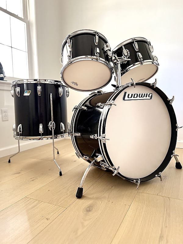 Ludwig Black Cortex 6-ply Maple 1970’s | Reverb