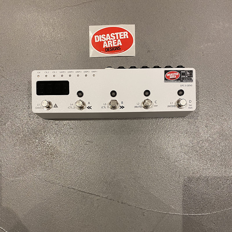 Disaster Area Designs DPC-5 Gen3 Ghost White | Reverb