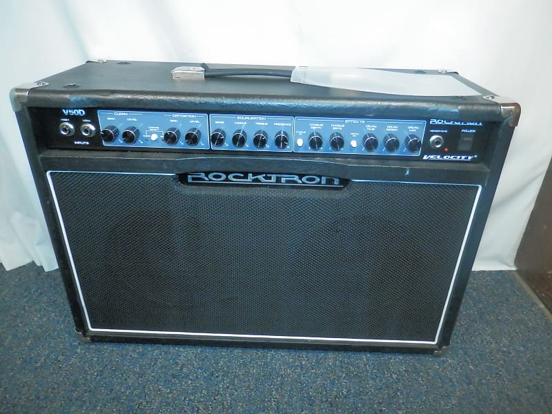 Rocktron Velocity V50D 2x8 guitar combo amp used | Reverb