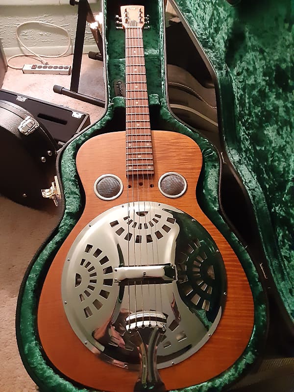 Epiphone Dobro Deluxe Resonator 2021 w/ Hard Shell Dobro Case | Reverb