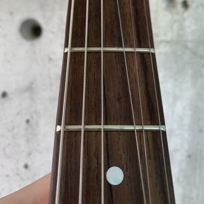 Squier Stratocaster Black w/ Gold Anodized Aluminum Pickguard | Reverb