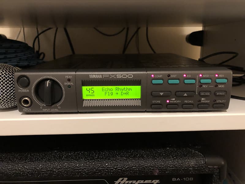 Yamaha FX500 Rackmount Guitar Processor 1990s | Reverb