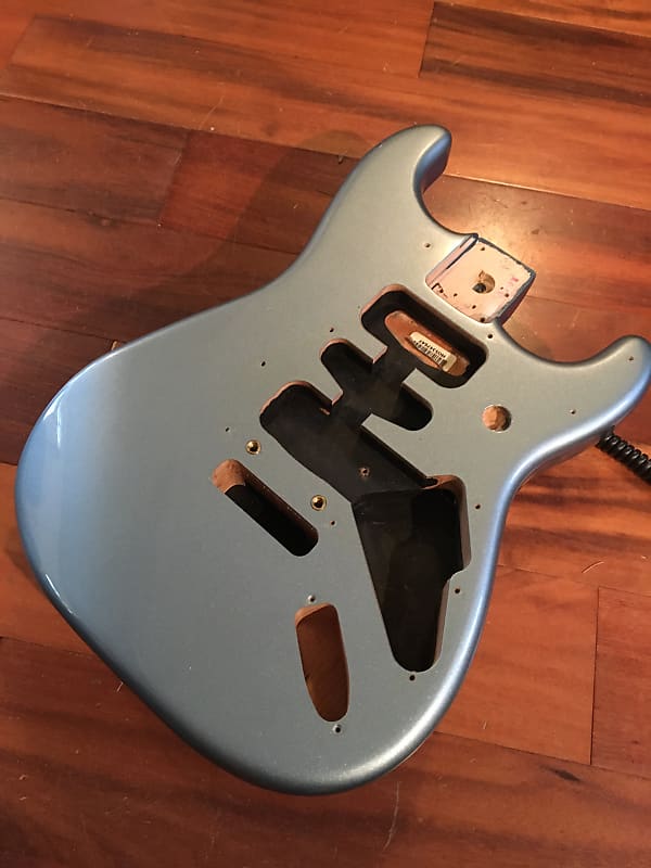 2021 Fender Roadhouse Strat Stratocaster Mystic Ice Blue | Reverb