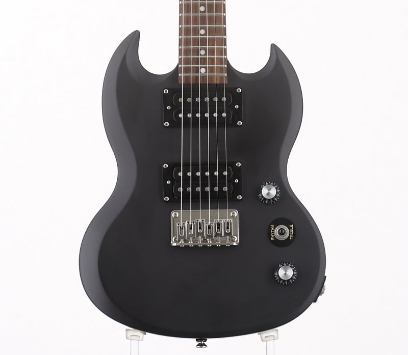 Epiphone SG Express Worn Black Epiphone Travel Guitar Mini | Reverb