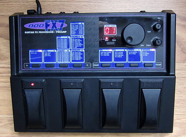 DOD FX7 Guitar Processor / Preamp 1996 | Reverb