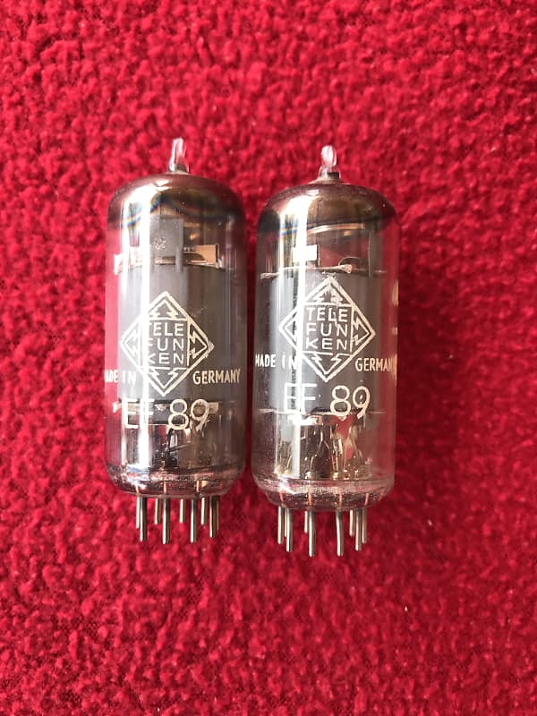 Pair Vintage EF89 6DA6 Tubes Telefunken Made in Germany | Reverb