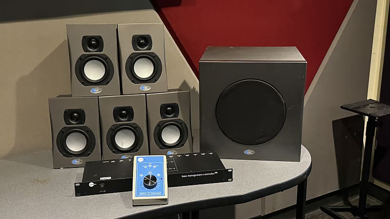 Blue Sky Media Desk Monitor Speaker System 2005 | Reverb