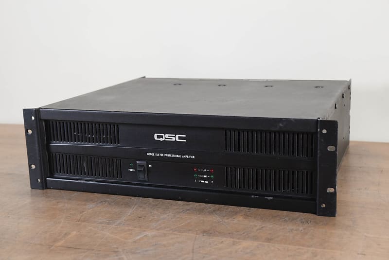 QSC ISA750 2-Channel Power Amplifier (church owned) CG00R9D | Reverb