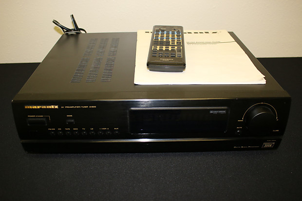 Marantz AV600 Preamplifier Stereo Tuner | Reverb Canada