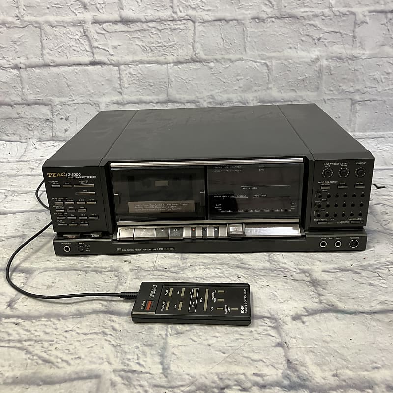 Teac VIntage Z-5000 Cassette Deck with Remote | Reverb