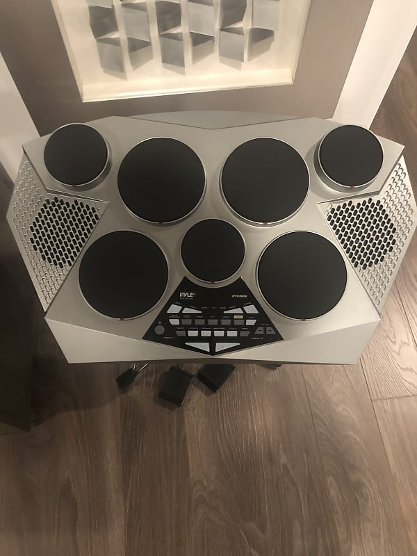 Pyle PTED06 Tabletop Electronic Drum Kit with Stand | Reverb