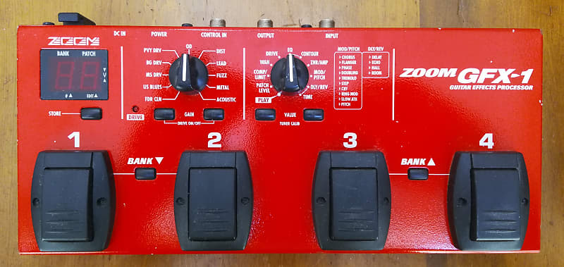 Zoom GFX-1 Guitar Effects Processor | Reverb