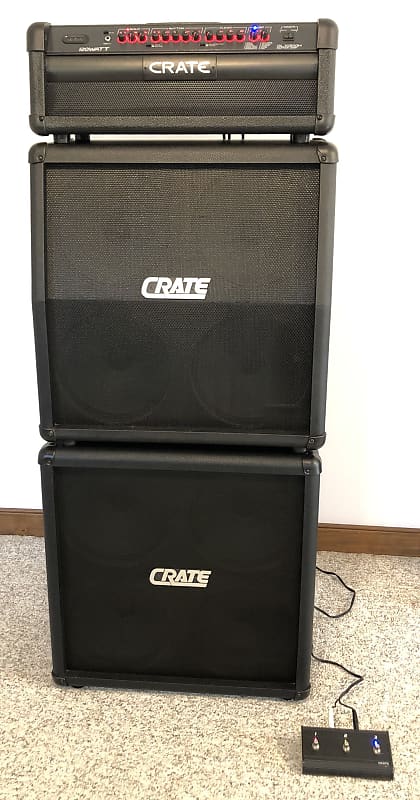 Crate GLX1200H 3-Channel 120-Watt Solid State Guitar Amp Full | Reverb