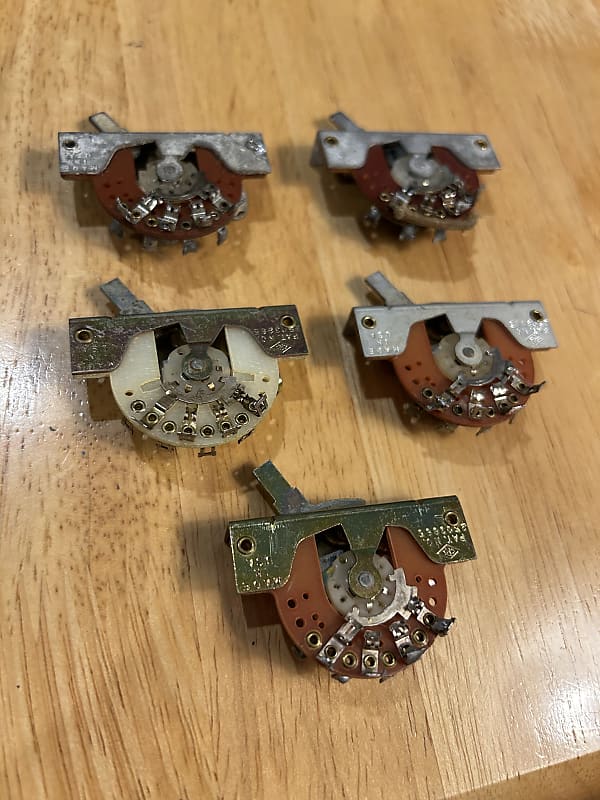1977-80's Fender Stratocaster 5-Way Switches - Lot of 5 | Reverb