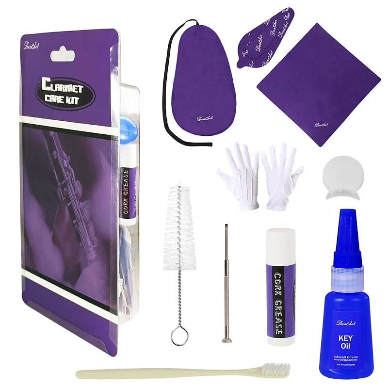 Clarinet Cleaning Kit, Clarinet And Saxophone Care Kit, Key | Reverb