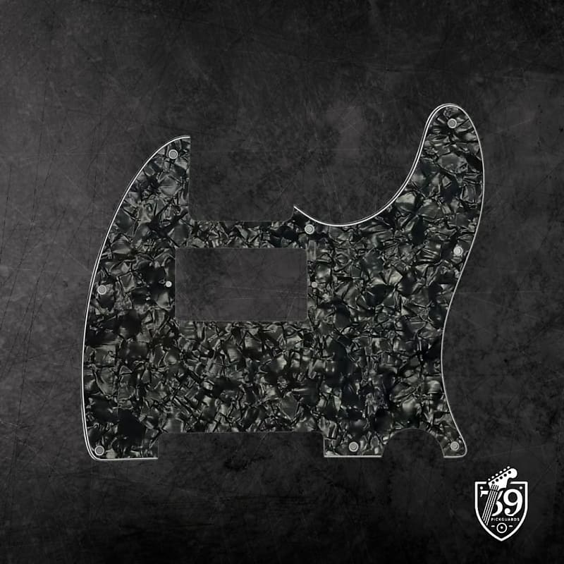 4 Ply Black Pearl Telecaster Humbucker Pickguard | Reverb Australia