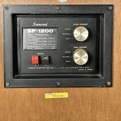 Vintage Sansui SP-1200 3-Way Floor Stereo Speakers | Reverb