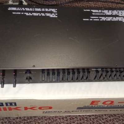 Nikko EQ-I Pro Series Stereo Graphic Equalizer Rack Mount | Reverb