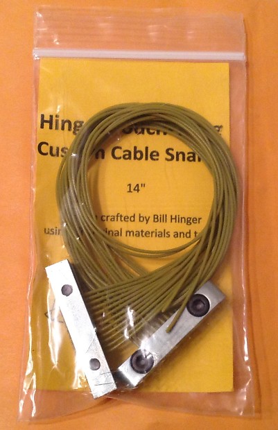 Hinger Touch-Tone Limited Edition Yellow Custom Cable Snares | Reverb