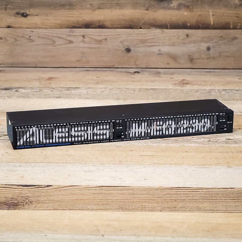 As Is Alesis M-EQ-230 (MEQ-230) Graphic Equalizer 2-Channel | Reverb