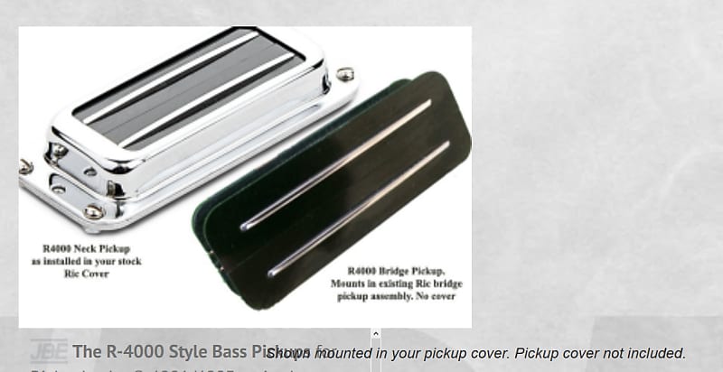 Joe Barden Engineering (JBE Pickups) R-4000 Style™ for RIC™ | Reverb
