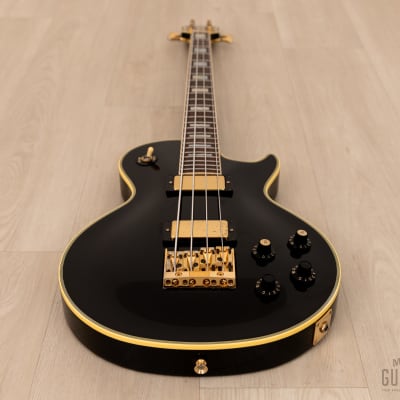 1991 Greco EGB-850 Custom Black Beauty Vintage Short Scale | Reverb