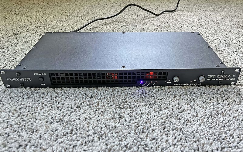 Matrix GT1000FX - 1000w FRFR Guitar Power Amplifier - 1 Rack | Reverb