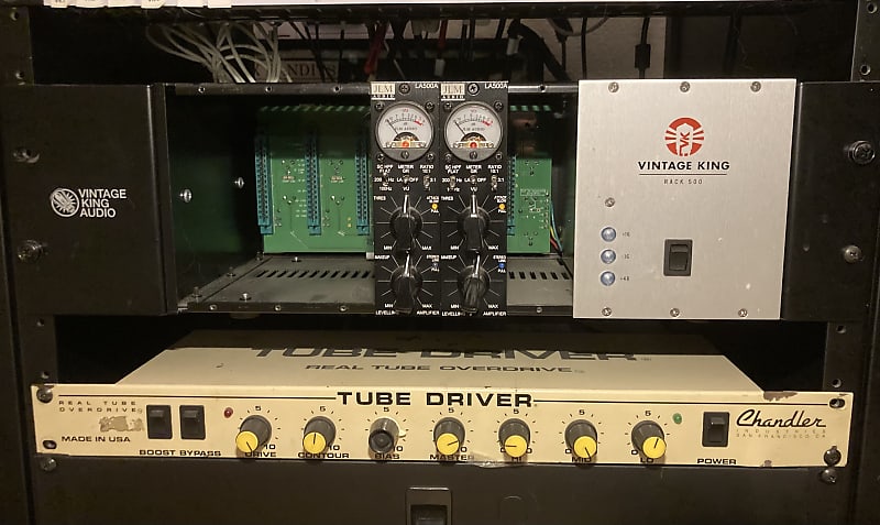 Vintage King 500 series rack - 6 slot 2019 - Black and silver | Reverb