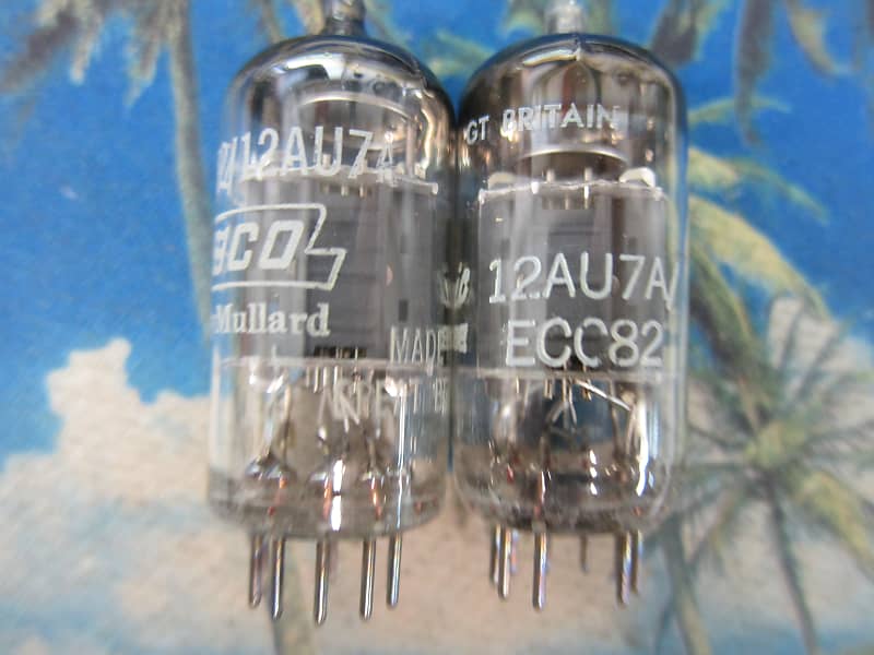 Pr Vintage Mullard 12AU7A ECC82 Preamp Tubes, 1960s, Gt | Reverb