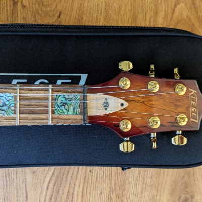 Kiesel SH550 Semi Hollow Carved Top Spalted Maple w/ Piezo | Reverb