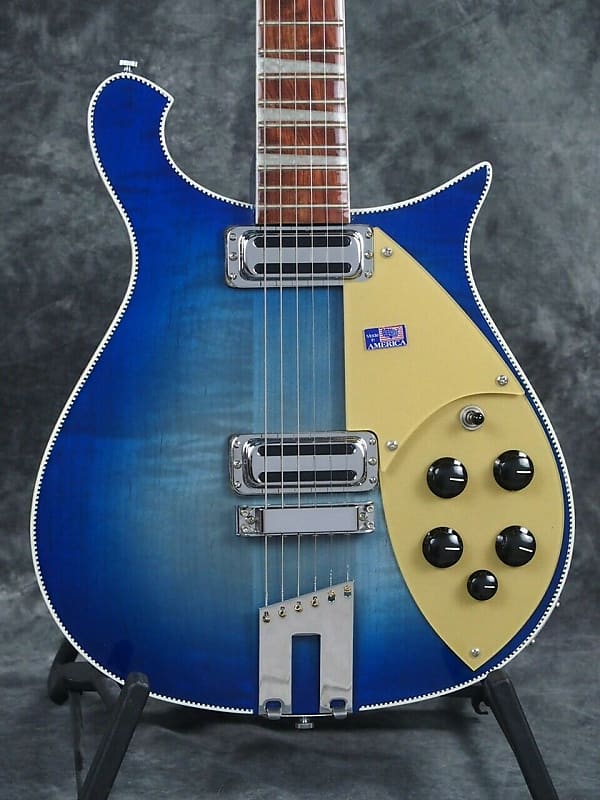 Rare Rickenbacker 660 Blueburst 6 String Toaster Pickups | Reverb