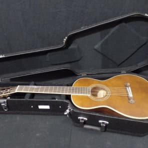 Washburn R319SWKK Solid Spruce/Trembesi Parlor Guitar Natural | Reverb