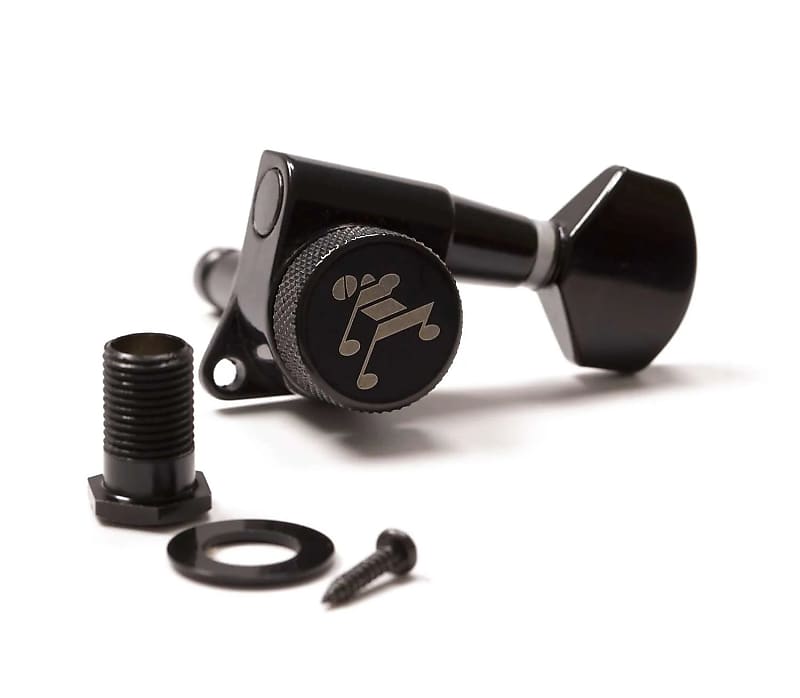 Tone Ninja 4x2 Locking Tuners 19:1 Black Open Box. Excellent | Reverb