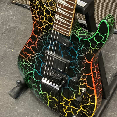 Vester II Concert series Super Strat Rainbow Crackle | Reverb
