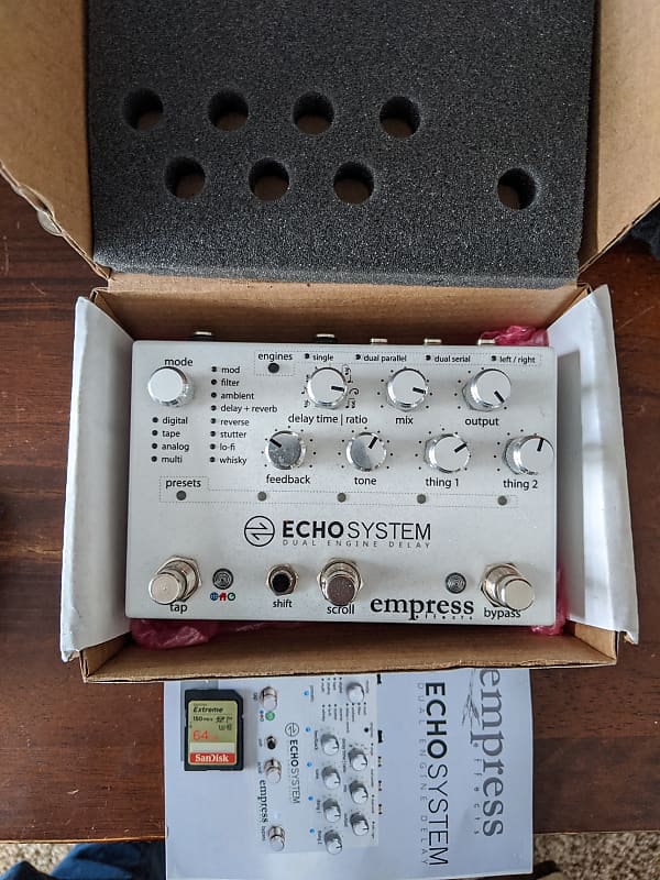 Empress Echosystem Dual Engine Delay | Reverb