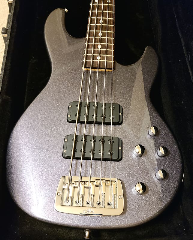 2015 G&L Build to Order M·2500 5-String Bass - Metallic | Reverb