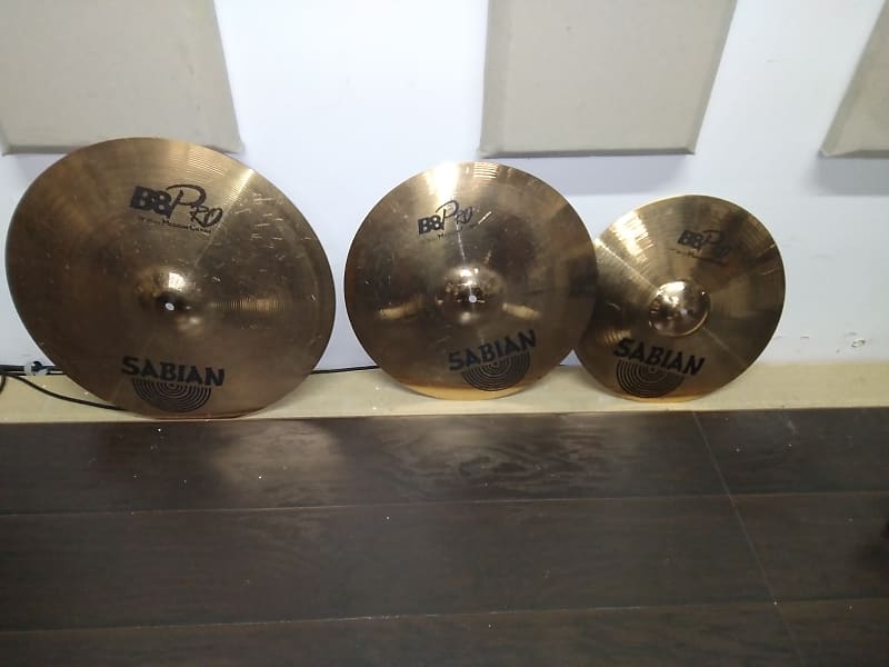 Sabian B8 Pro Cymbals Set with case ? - Brass | Reverb