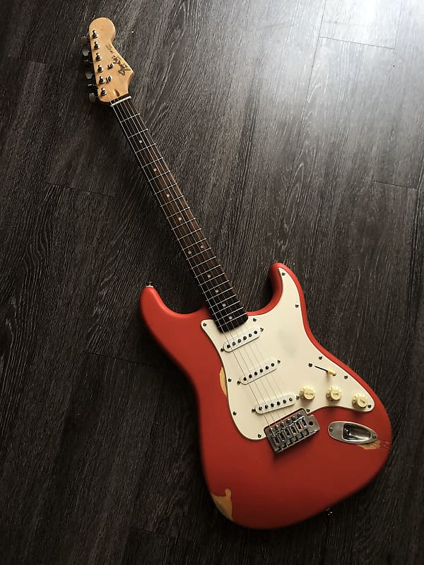 Fender Stratocaster Fiesta Red, matte | Reverb