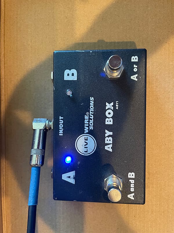 Live Wire Solutions ABY Switch Box Black | Reverb