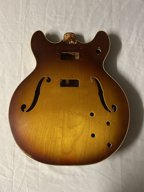 Harmony H-72 Electric Guitar Body Vintage 1968 Sunburst | Reverb