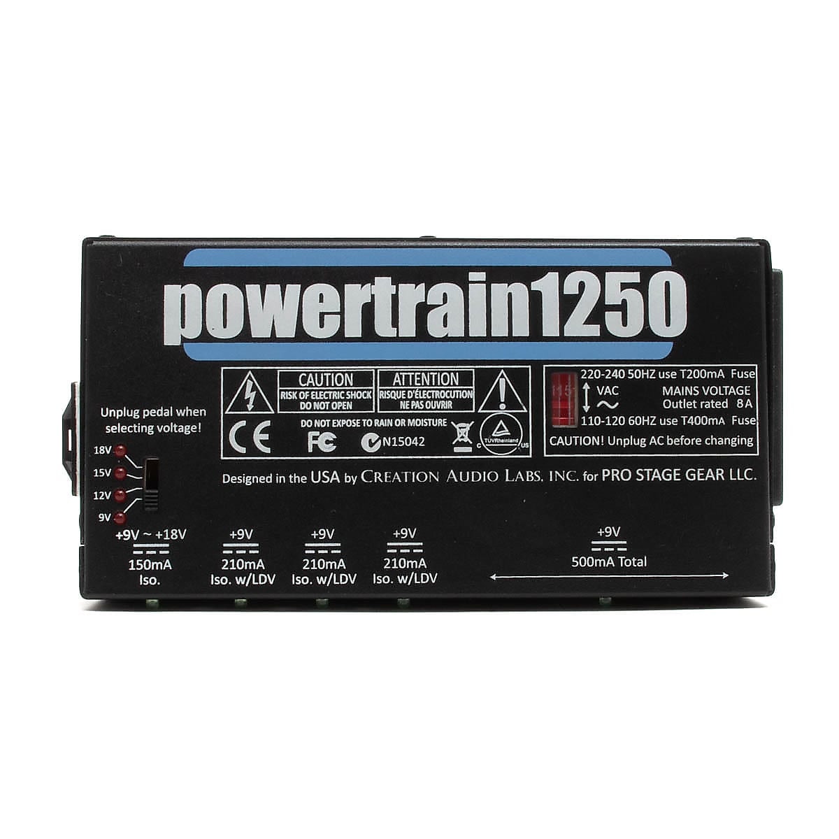 Pedaltrain Powertrain 1250 Multi-Output Pedalboard | Reverb Australia